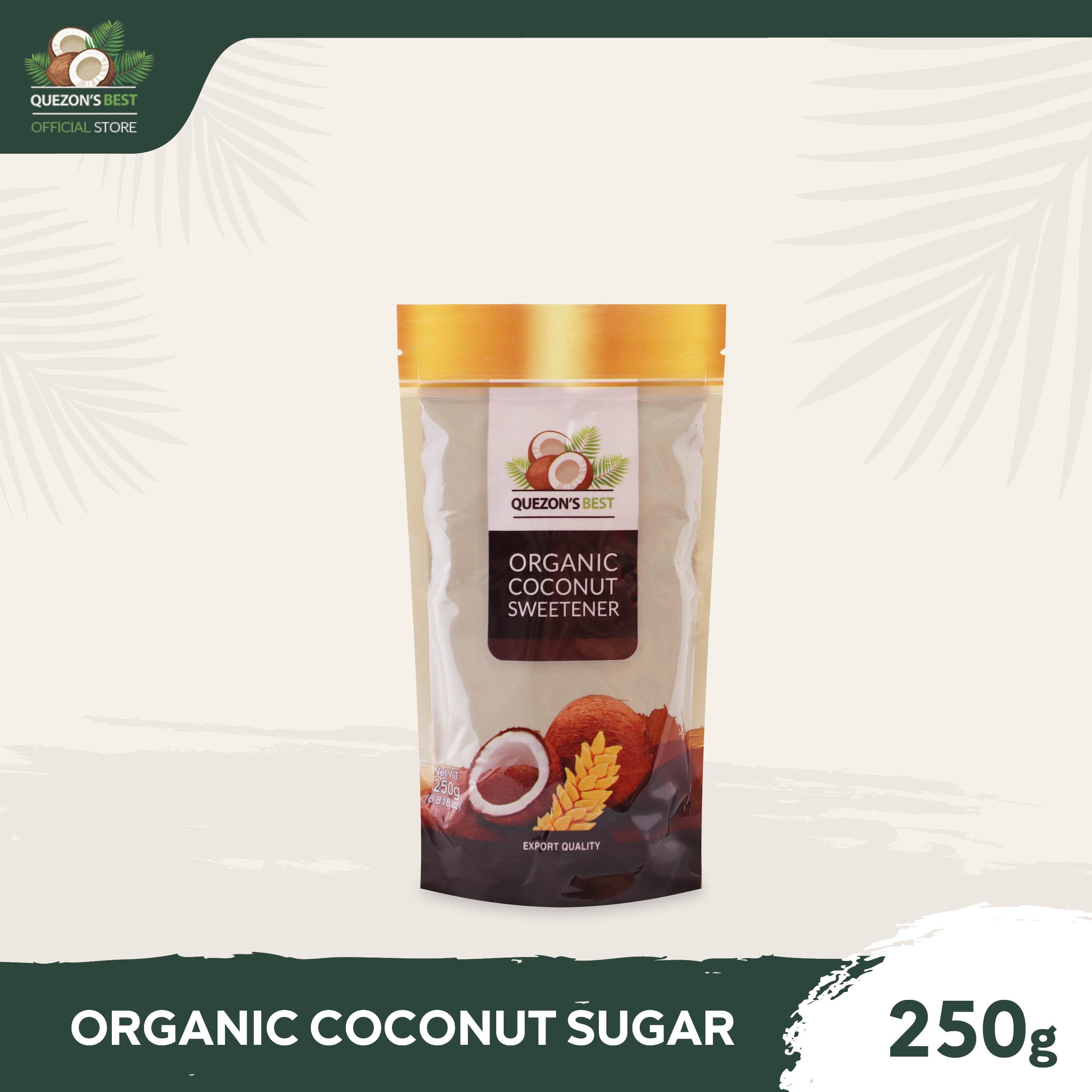 Quezon's Best Organic Coconut Sugar 250g – Quezon's Best Official Store