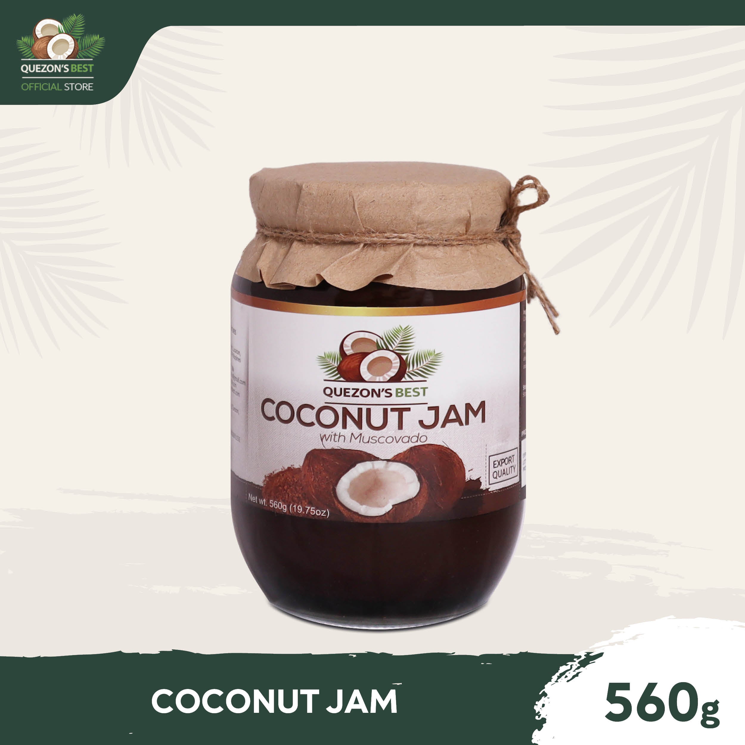 Quezon's Best Coconut Jam with Muscovado 560g – Quezon's Best Official ...